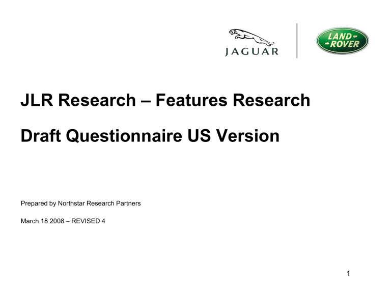 JLR Features_Draft Questionnaire_March 18 US
