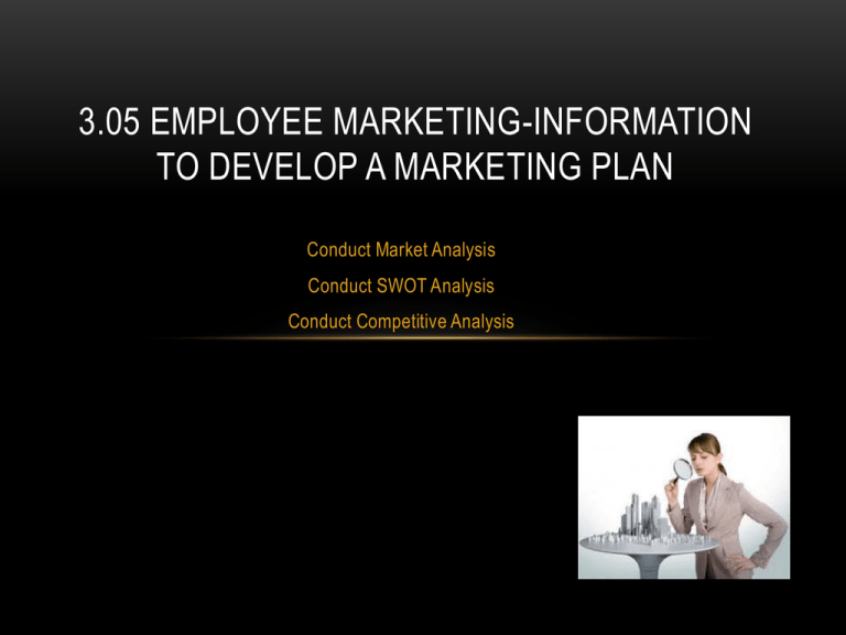 Conduct Market Analysis