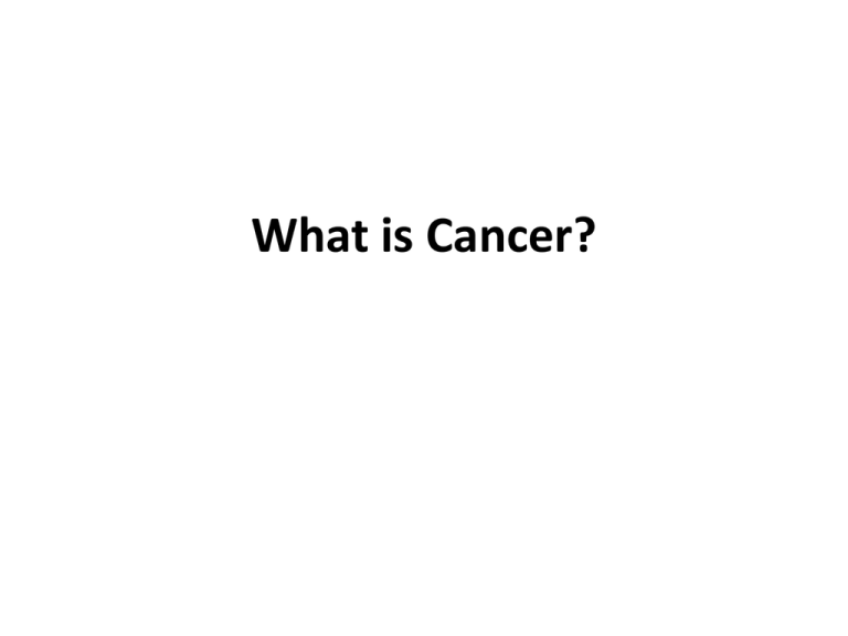 What Are The Symptoms Of Cancer 