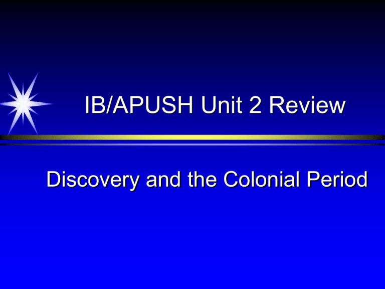 Unit 1 Jeopardy Review