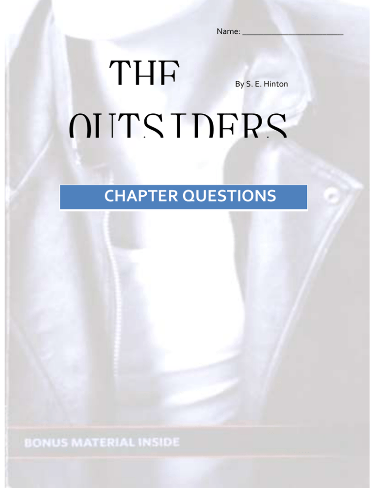 the-outsiders-chapter-questions-booklet