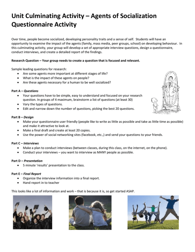 Agents Of Socialization Assignment