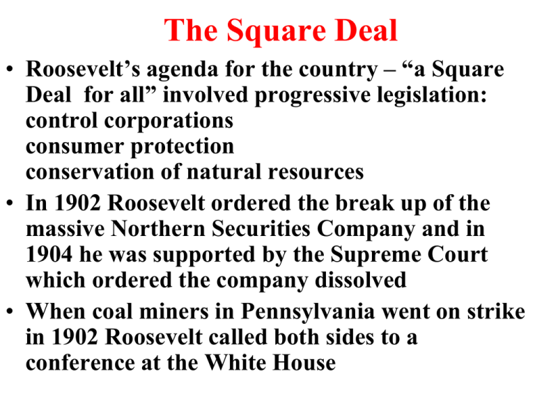 The Square Deal The Square Deal