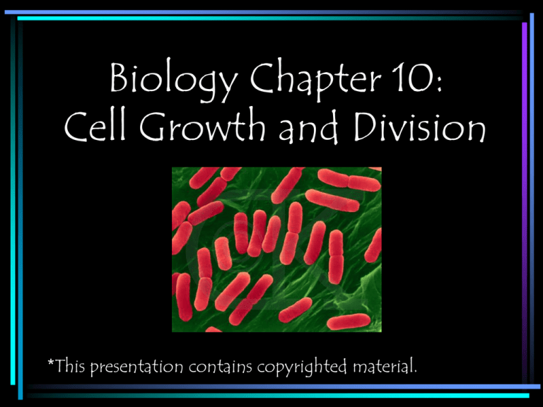 Cell Growth And Division