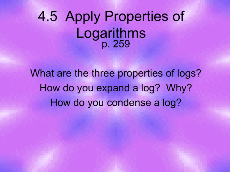 I Log