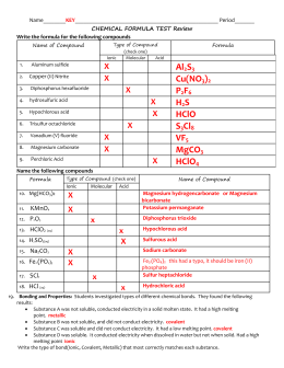 Mixed Ionic/Covalent Compound Naming