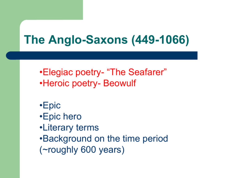 The Anglo Saxon s 449 The Anglo Saxon s 449
