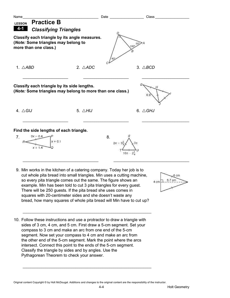 LESSON 4 1 PRACTICE A GEOMETRY ANSWERS