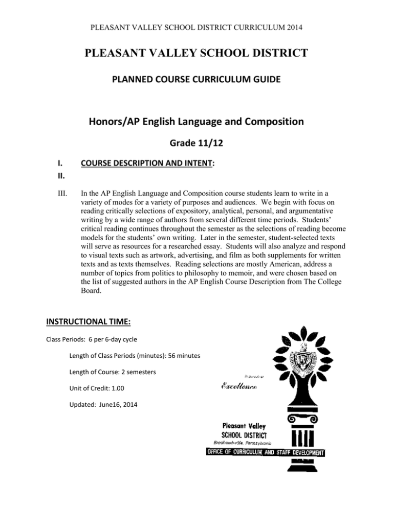 AP English Language And Composition AP English Language And Composition
