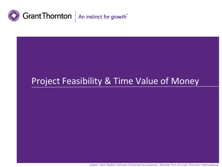 Project Feasibility And Value For Money