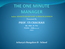 1 Minute Manager Summary pdf