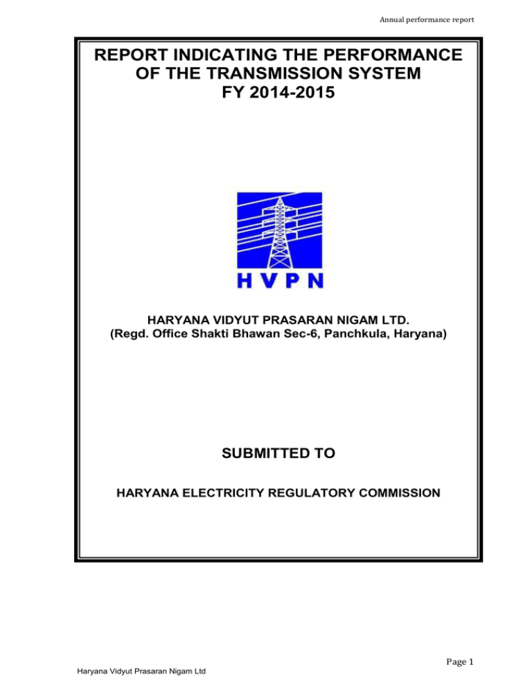 Annual Performance Report