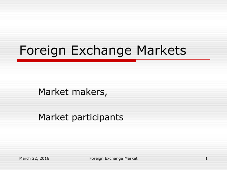 Exchange Rates Exchange Rates