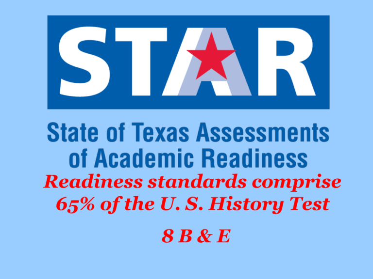 Readiness Standard 8 