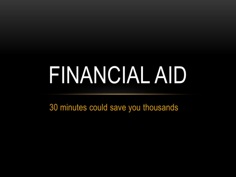 Financial Aid