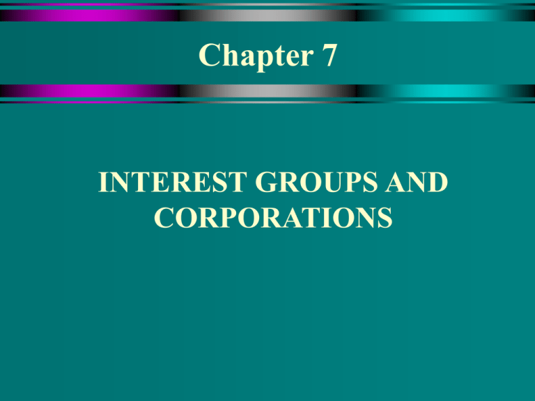 Interest Groups
