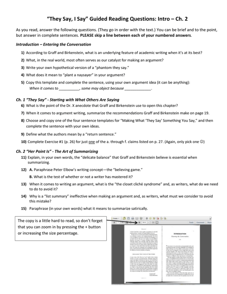 Guided Reading Questions Guided Reading Questions