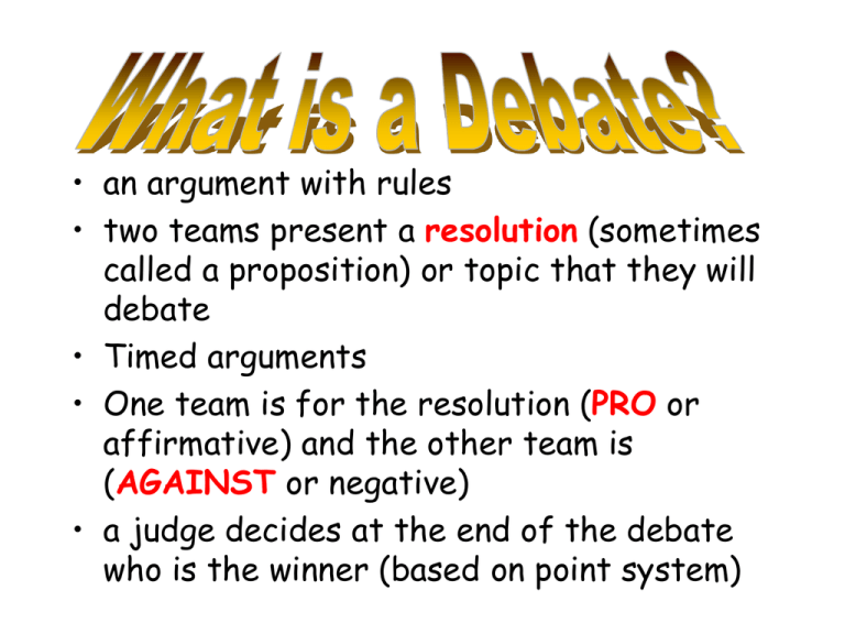 Debate Structure Tips A Comprehensive Guide
