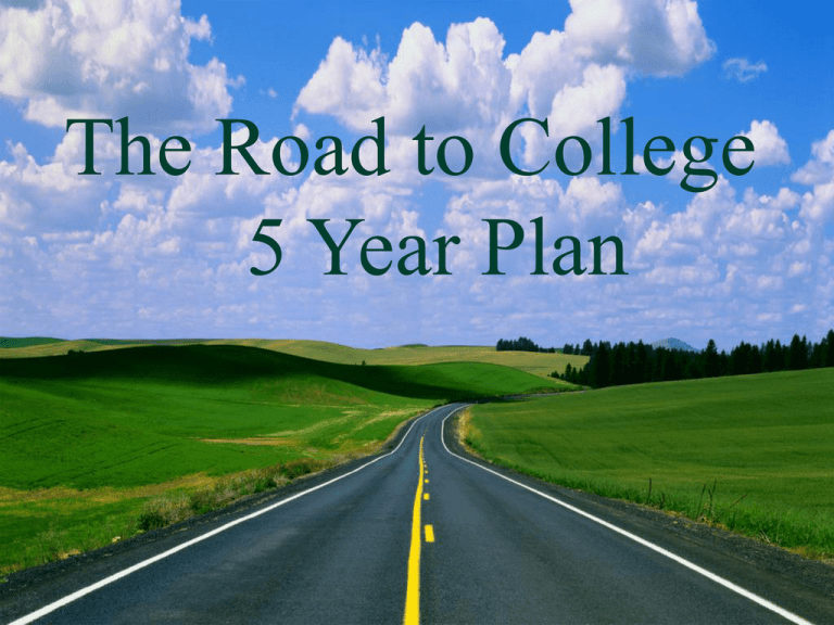 5 Year Plan revised 2013