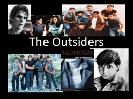 The Outsiders Character Collage
