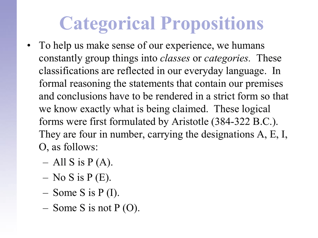 Categorical Propositions Where Can My Students Do Assignments