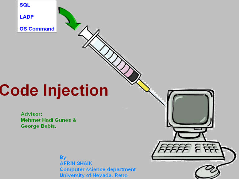 Code Injection Code Injection