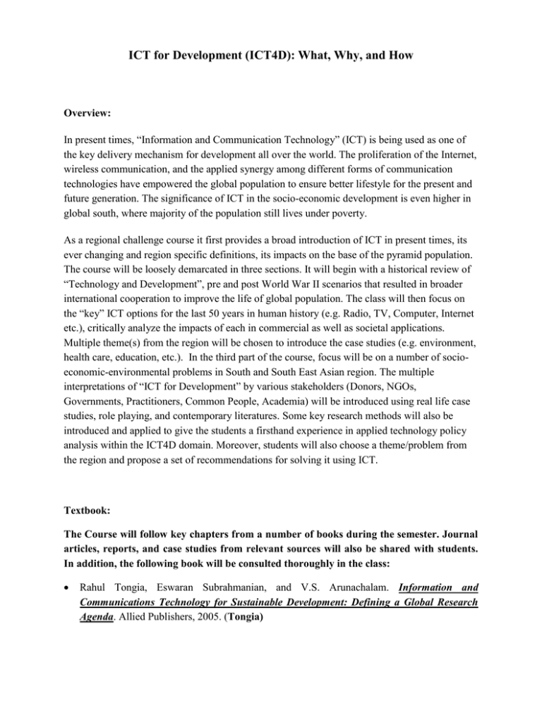 ICT4D_Course Outline