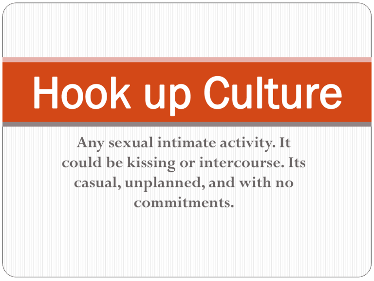 Hook Up Culture