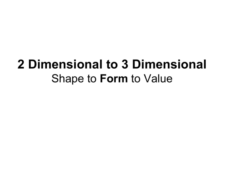 Shapes And Form