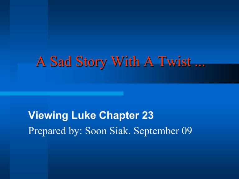 Luke Chapter 23