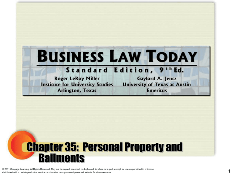 What Are The Three Elements Of A Bailment 