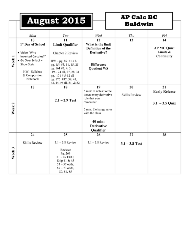 AP Calc BC