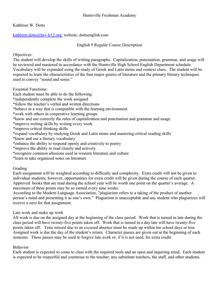 English 12 Syllabus