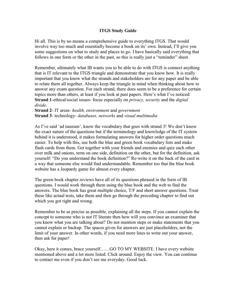 Study Guide For 2015 Exam