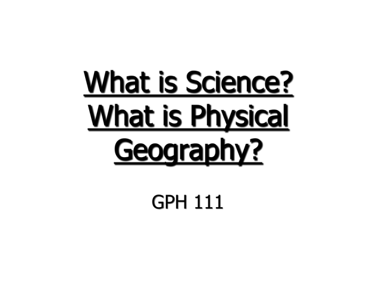 What Is Physical Geography 