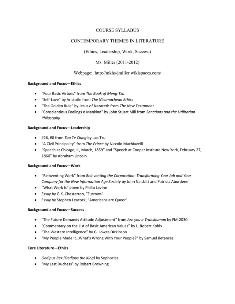 Cont Themes Syllabus