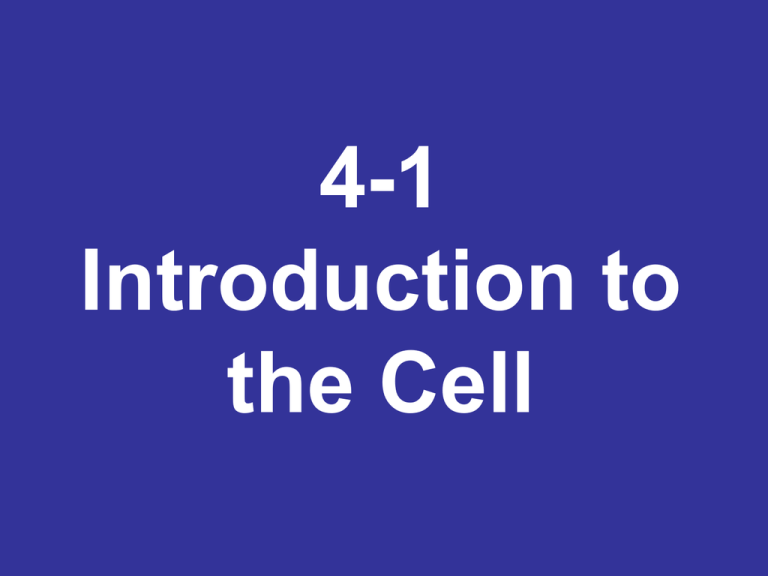 The Cell Theory