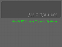 Air Alert II Workout Chart