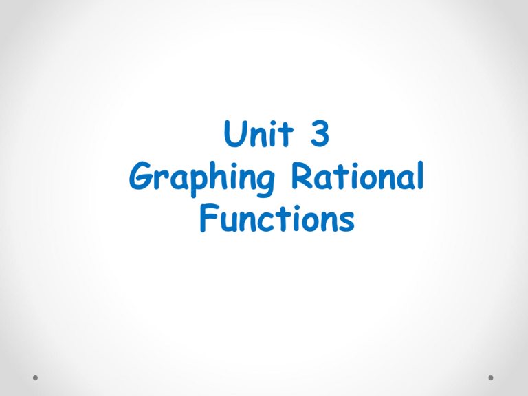 Horizontal Asymptote