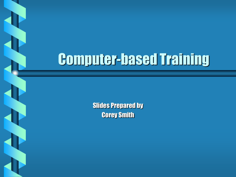 Computer Based Training