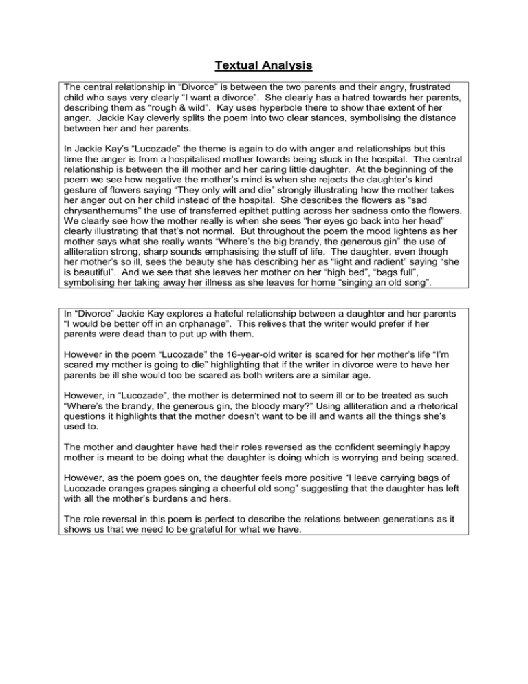 Textual Analysis