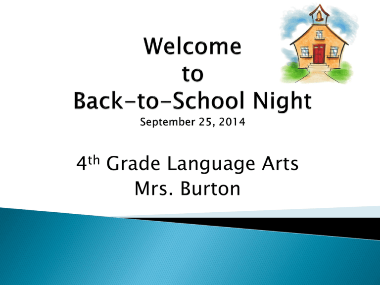 2014 Language Arts Class Presentation for Back to School
