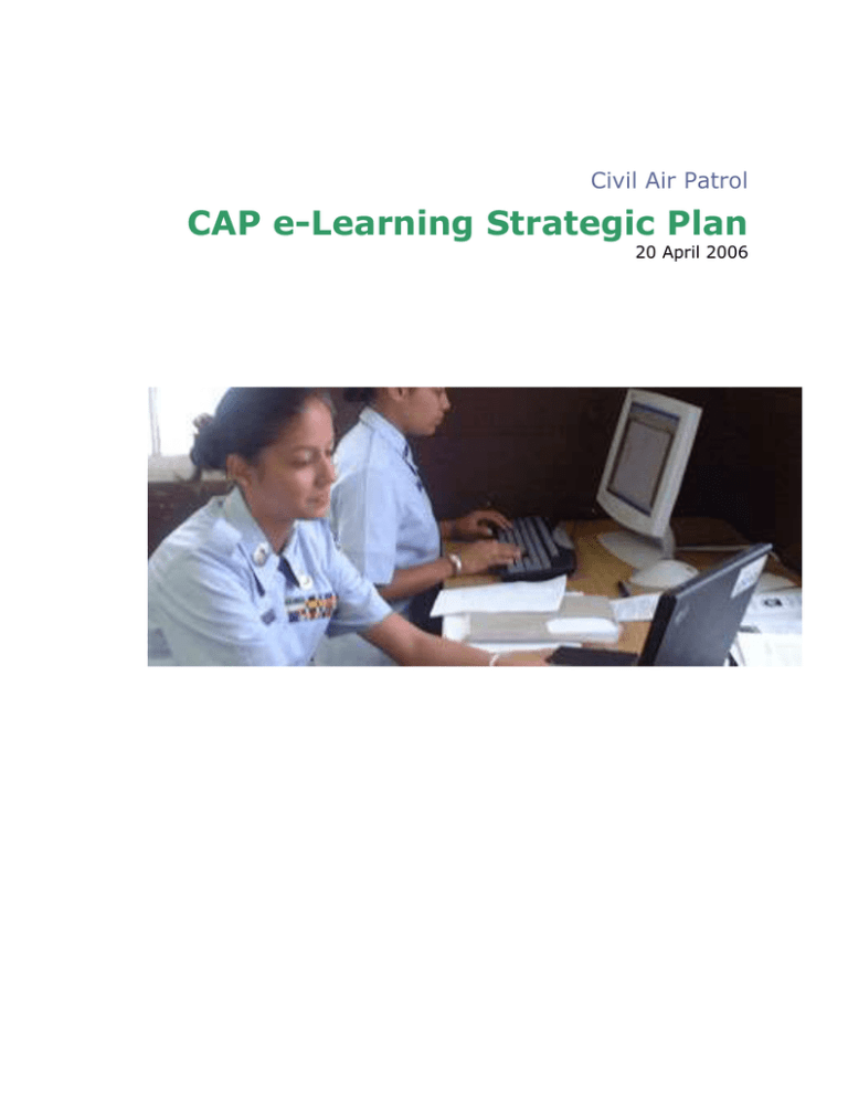 CAP e-Learning Strategic Plan