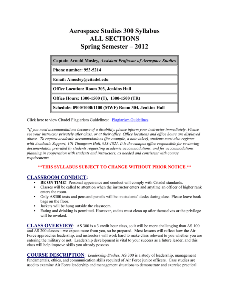 Instructions For Spring Semester 2005