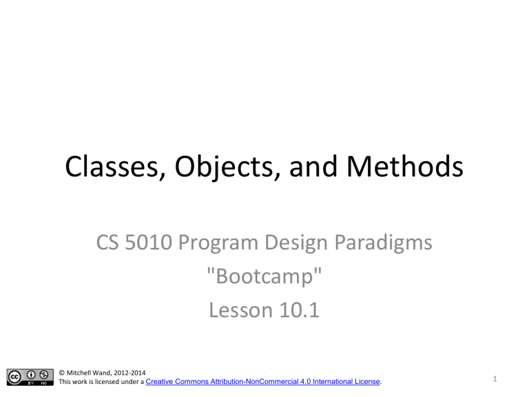 Lesson 10 1 Classes Objects And Methods