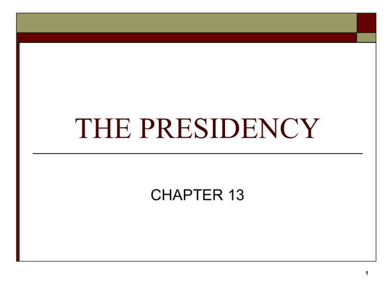 The Presidency