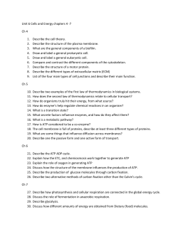 Cellular respiration poem