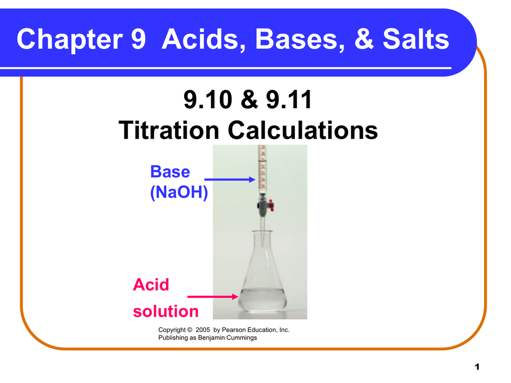 Titration Calculations