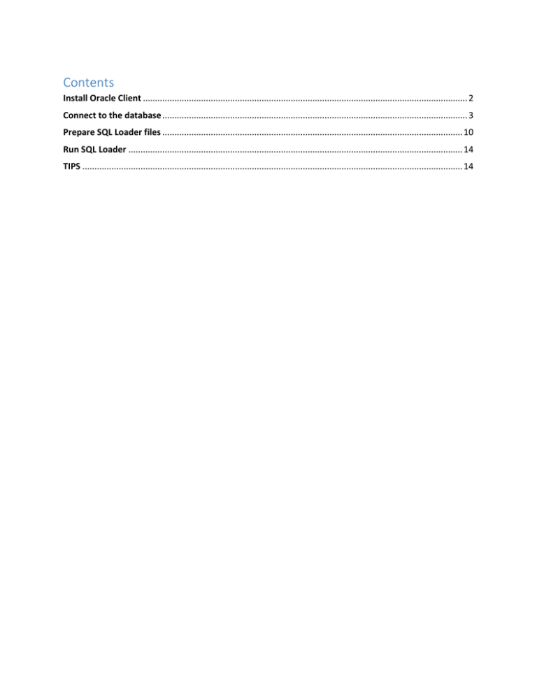 How To Set Up And Use SQL Loader