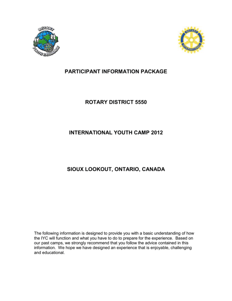 participant information package